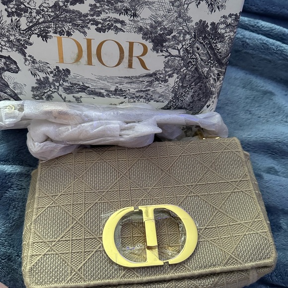Dior | Bags | Dior Tan Shoulder Bag With Iconic Design | Poshmark